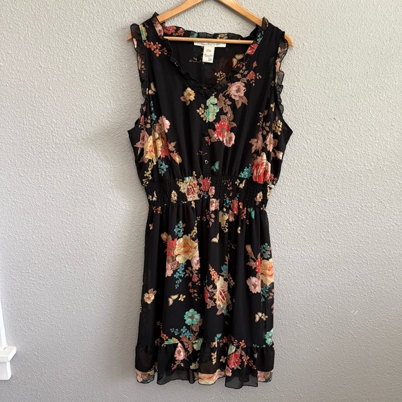 American Rag | Dresses | American Rag Floral Sleeveless Dress Size 2x ...